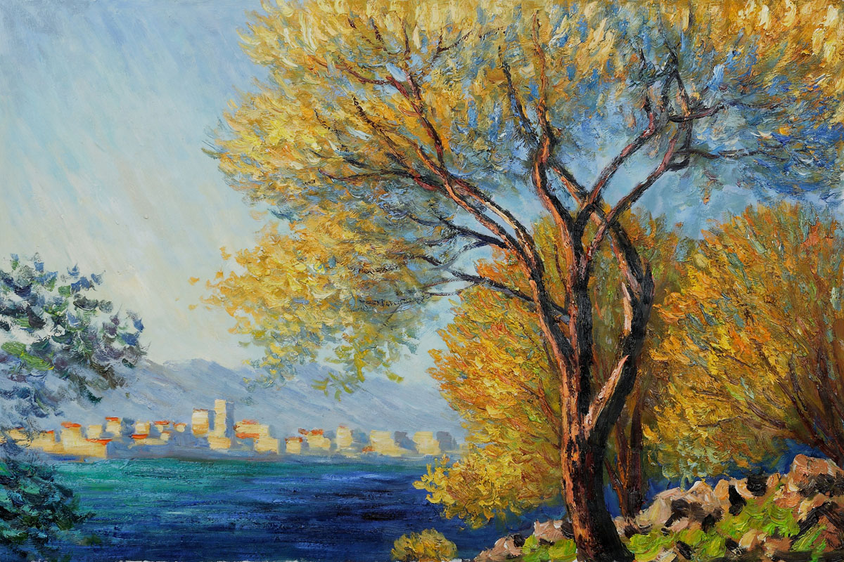 Antibes, View of Salis by Claude Monet for sale : Jacky Gallery, Oil ...