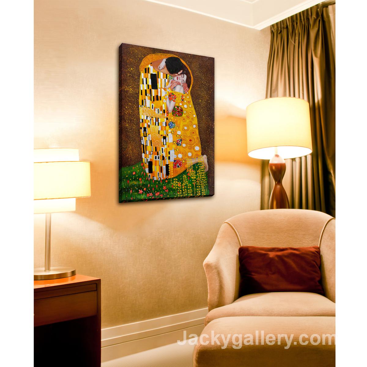 the kiss by Gustav Klimt paintings reproduction for sale Oil painting ...